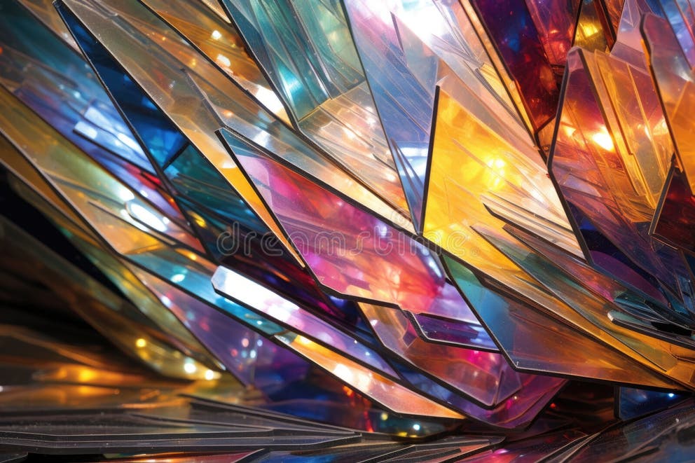 Solar Sail Materials Under Microscope Close-up Stock Illustration ...