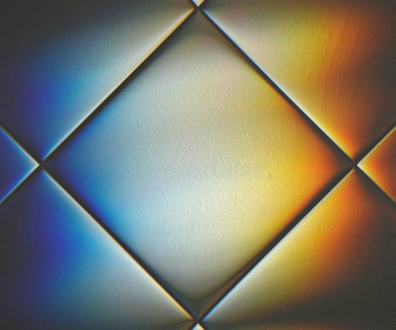 The Solar Spectrum is Reflected in the Glass Tile Stock Illustration ...