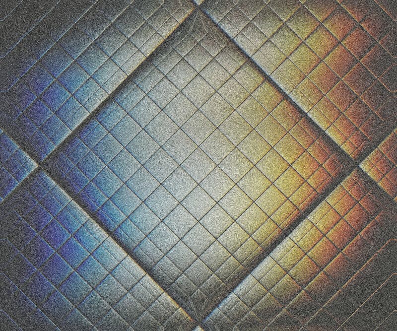 The Solar Spectrum is Reflected in an Unusual Glass Tile Stock Photo ...