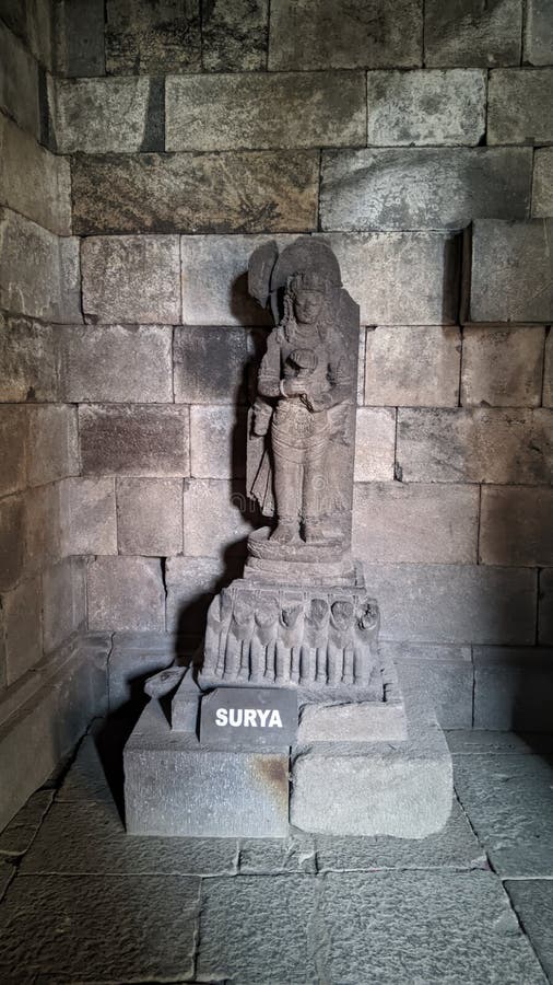 Solar Statue, a Statue Inside the Prambanan Temple Stock Image - Image ...
