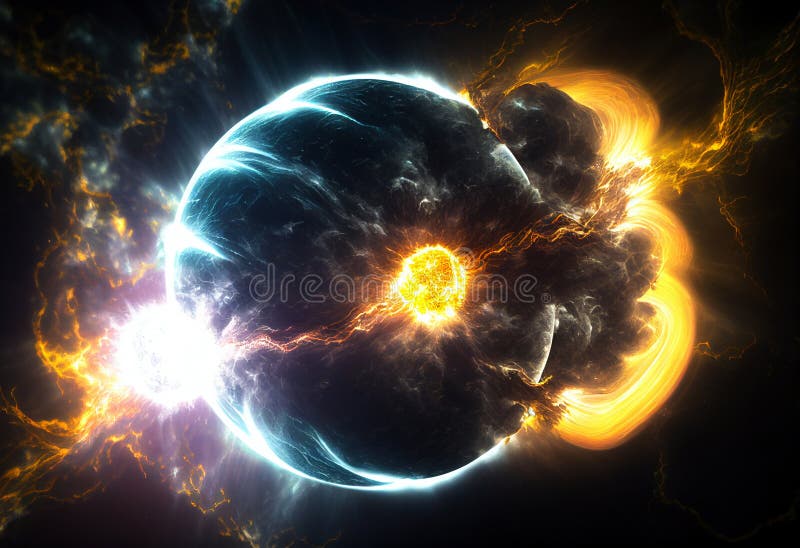 Solar Storms in Space. AI Generated Stock Photo - Image of telescopes ...