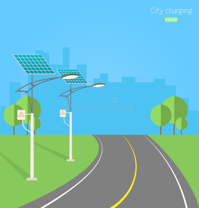 Solar Panel Street Stock Illustrations – 1,274 Solar Panel Street Stock ...