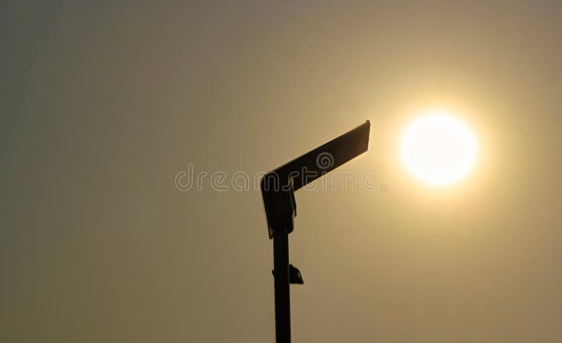 Solar street light stock image. Image of skies, light - 31029951
