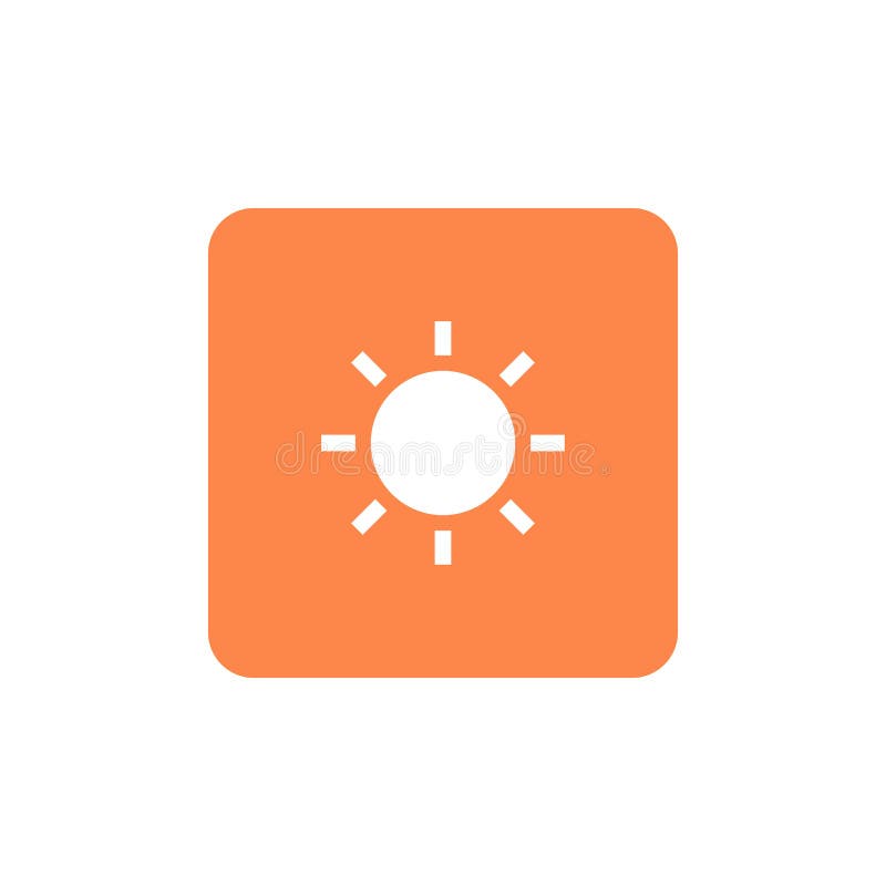 Sun Solar Symbol Isolated Black and White Stock Vector - Illustration ...