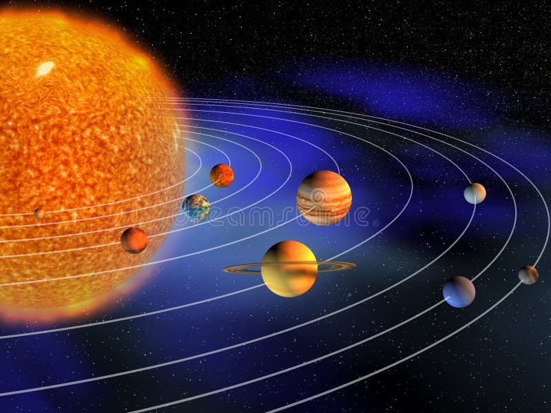 Solar system stock illustration. Illustration of mars - 16486311