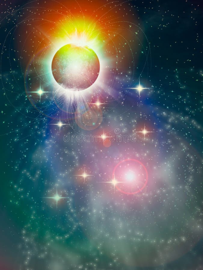 The Solar System stock illustration. Illustration of abstract - 16733581