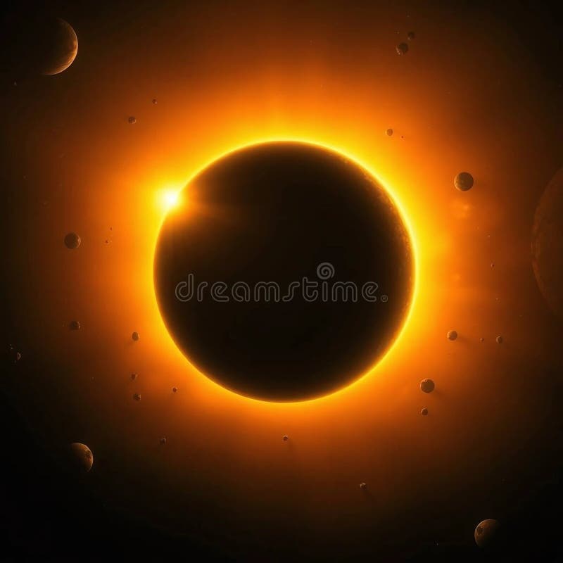 Narrative Cosmos: Poetic 8K Solar System with Earth, Golden Sun ...