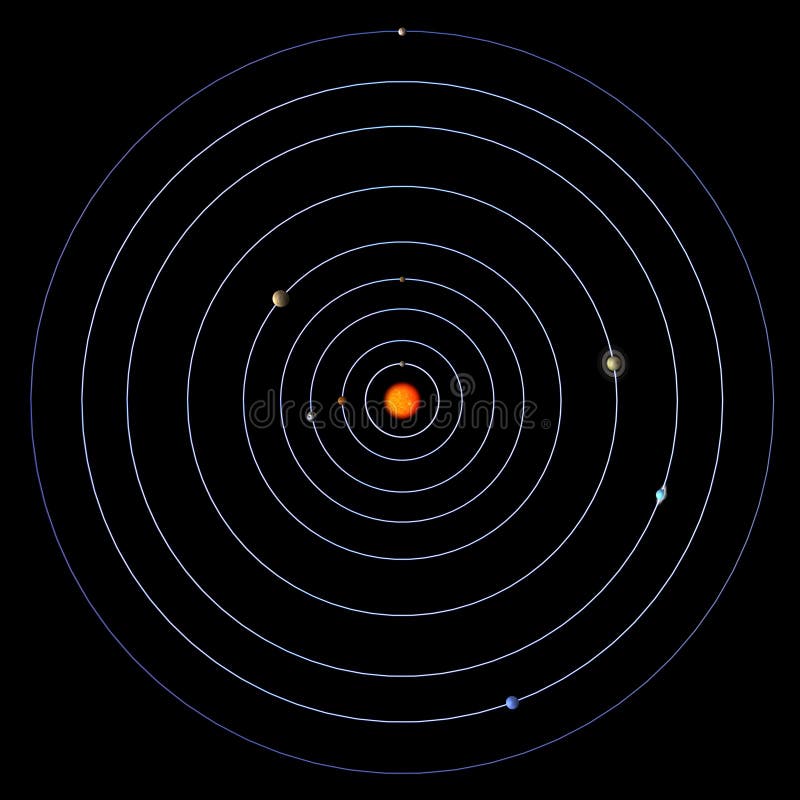Solar System stock illustration. Illustration of science - 4285789