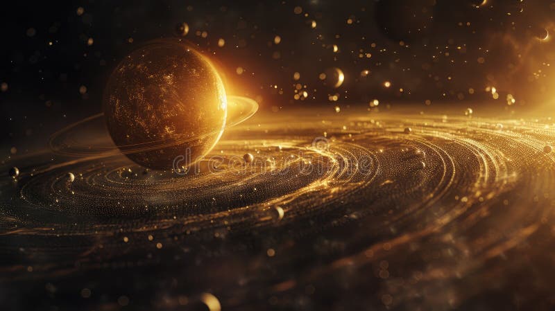 The Solar System, Comprised of the Sun and Orbiting Objects, Operates ...