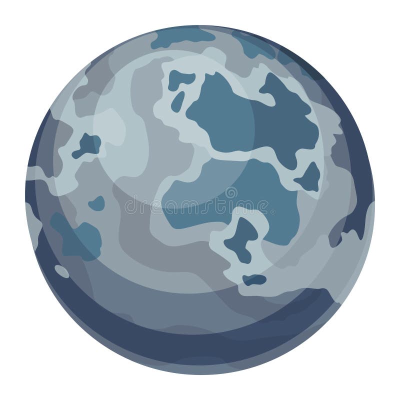 Solar System Design Icon Element. Galaxy Discovery and Exploration ...