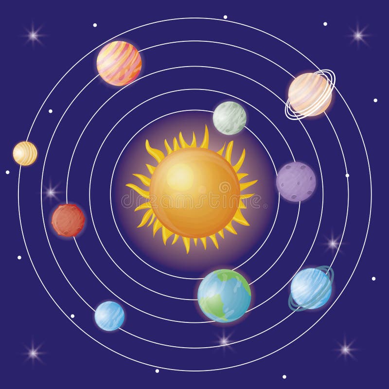 Solar system design stock vector. Illustration of background - 112612826 Solar system design stock vector. Illustration of background - 112612826