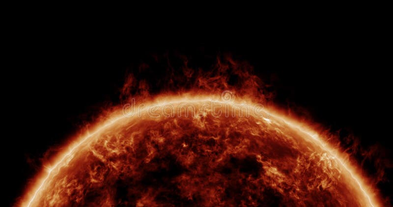 Solar System, Explosions and Sparks in the Sun. Stock Video - Video of ...