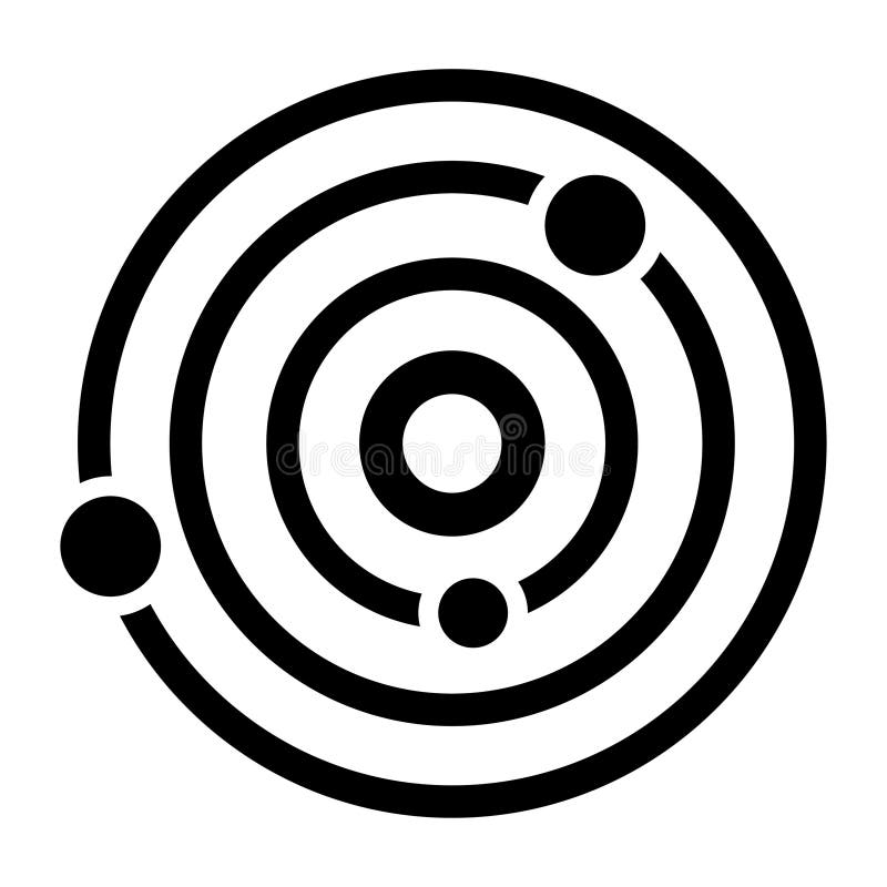 Solar System Vector Icon stock vector. Illustration of astronomy ...