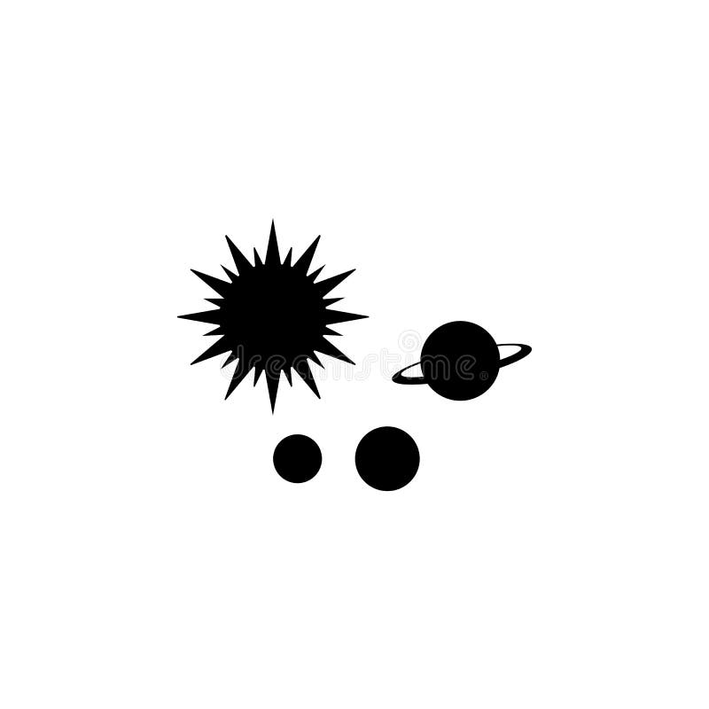 Solar System Silhouette Stock Illustrations – 5,920 Solar System ...