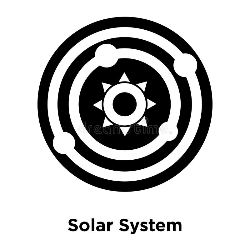 Solar System Icon Vector Isolated on White Background, Logo Concept of ... Solar System Icon Vector Isolated on White Background, Logo Concept of ...