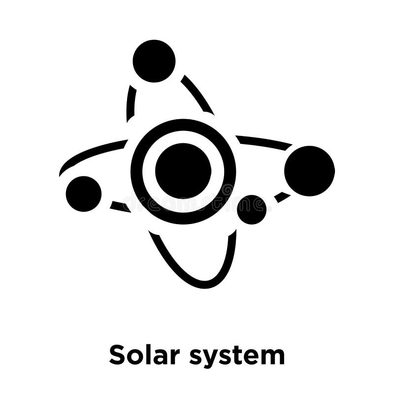 Solar System Icon Vector Isolated on White Background, Logo Concept of ... Solar System Icon Vector Isolated on White Background, Logo Concept of ...
