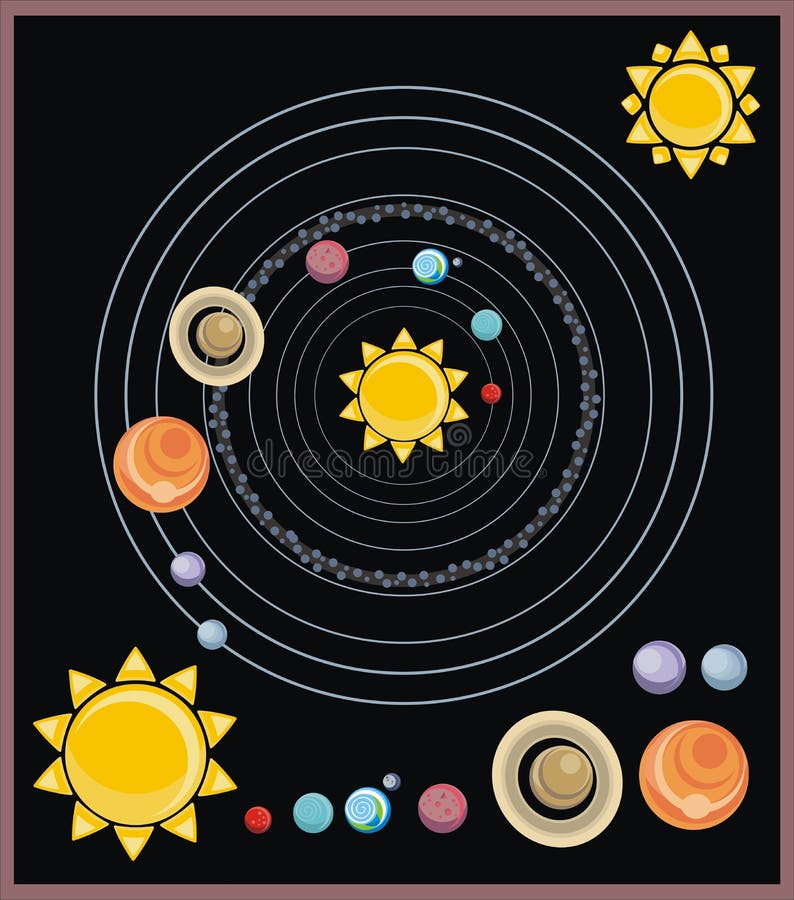 Solar System Line Stock Illustrations – 11,297 Solar System Line Stock ...