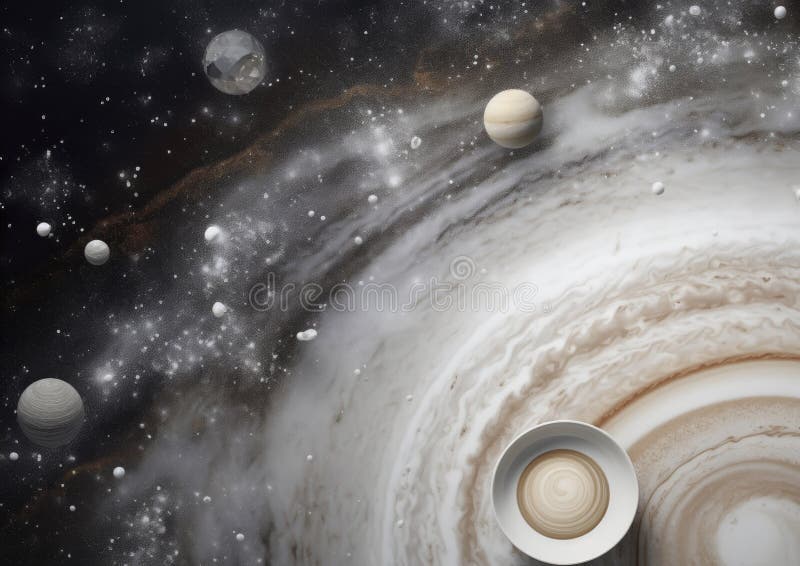 The Solar System and Its Planets in an Artist S Rendering Stock ...