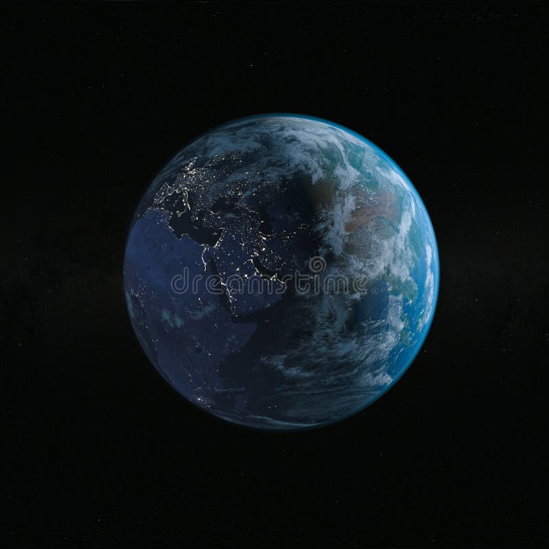 Solar System - Earth. Science Background Stock Photo - Image of ...