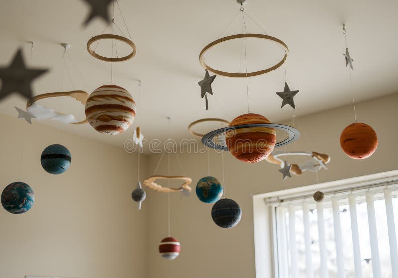 Ceiling Solar System Display