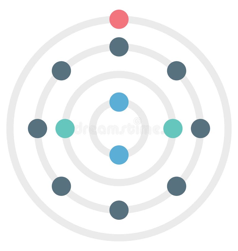 Solar System, Orbit Color Isolated Vector Icon that Can Be Easily ...