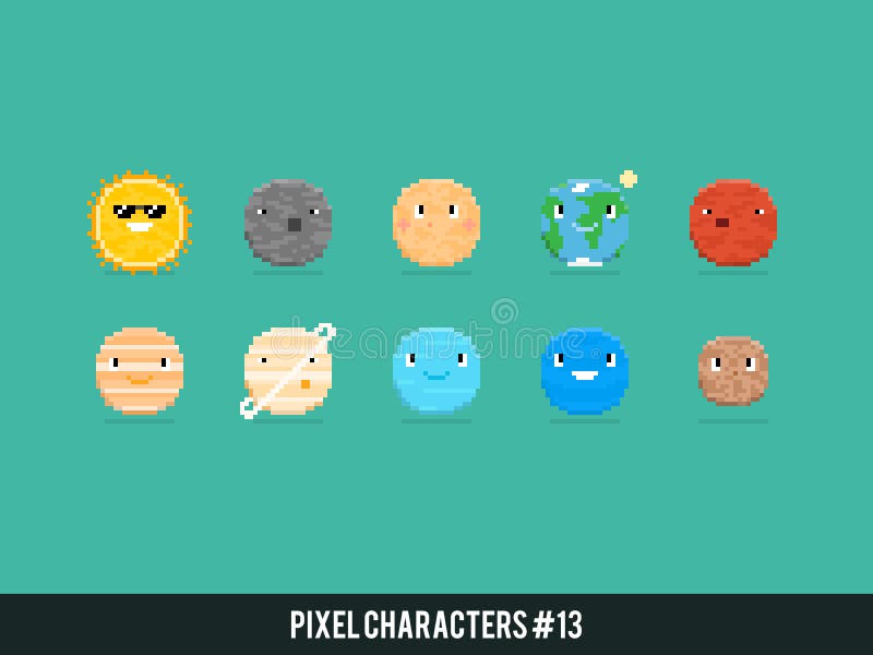 Pixel Art Solar Stock Illustrations – 382 Pixel Art Solar Stock ...