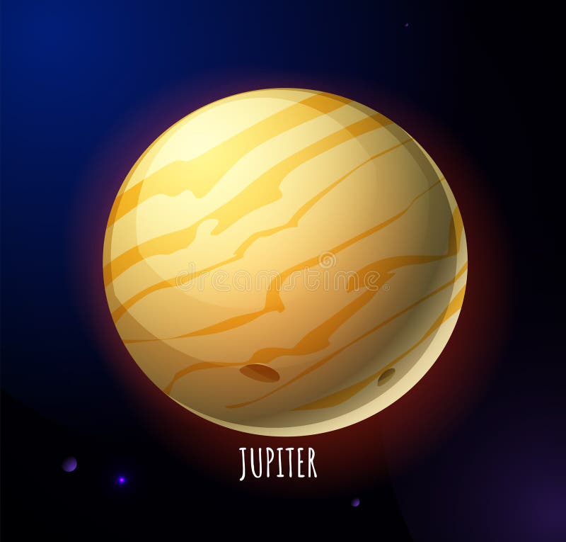Solar System Planet Vector Illustration Stock Illustration ...