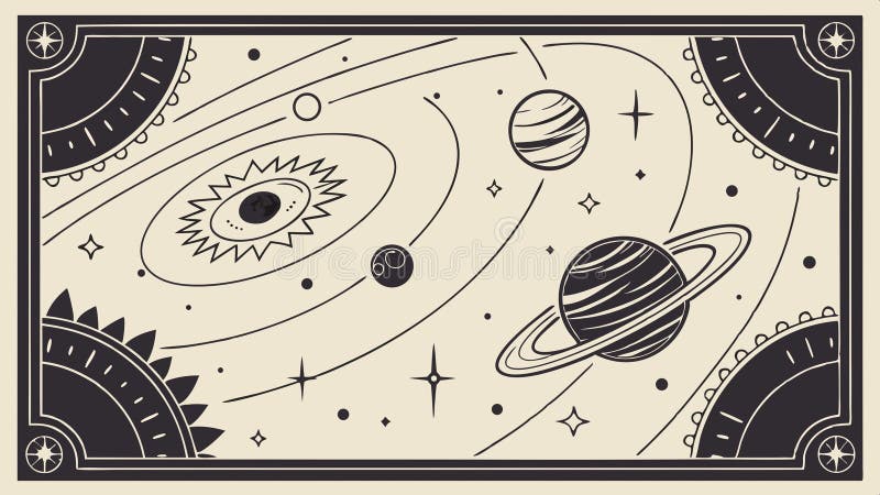 Solar System Planets, Astronomy and Space Exploration Vector Design ...