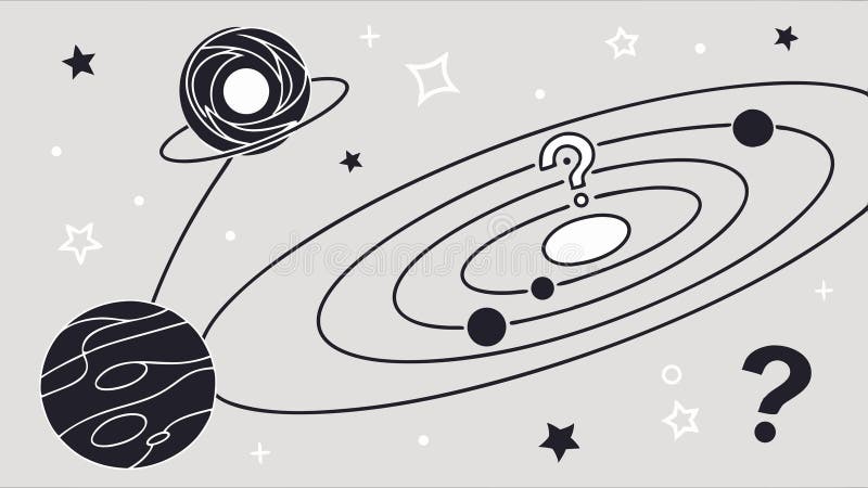 Solar System Planets, Depicting Space and Planetary Science Vector ...