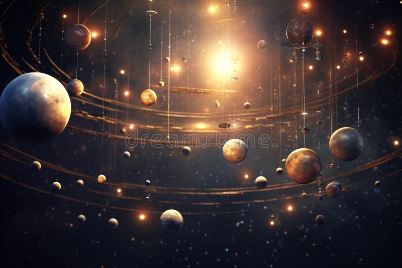 Solar System Planets, Galaxy Space Planets, Planets System, Stock Image ...