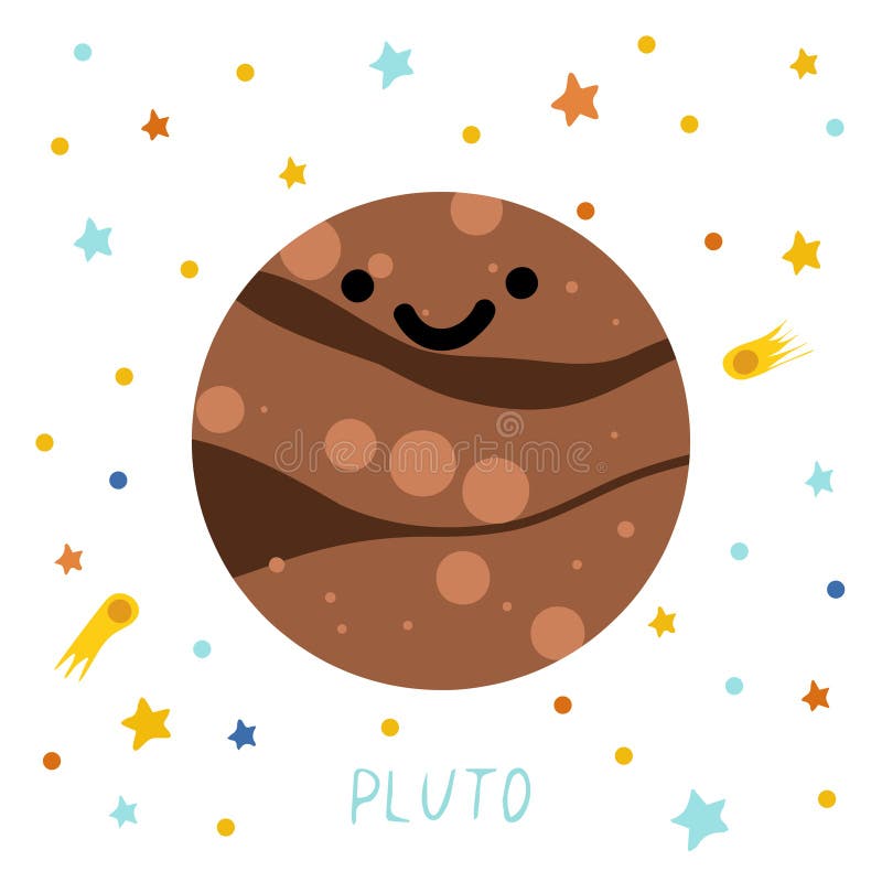 Cartoon Planet Pluto