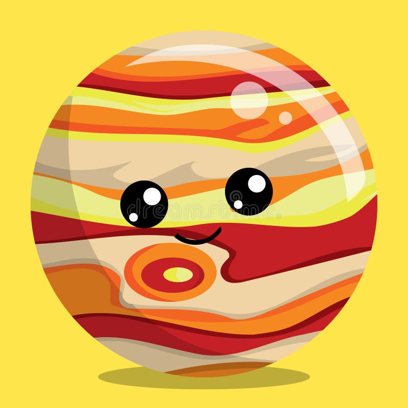 Solar System Planets Smiley Venus 02 Stock Vector - Illustration of ...