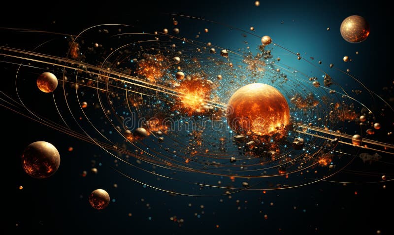 Solar System Planets and Stars Stock Image - Image of cosmos, planetary ...