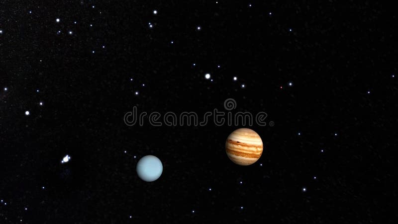 Solar System - Planets, Stars and Galaxies in Outer Space Showing the ...