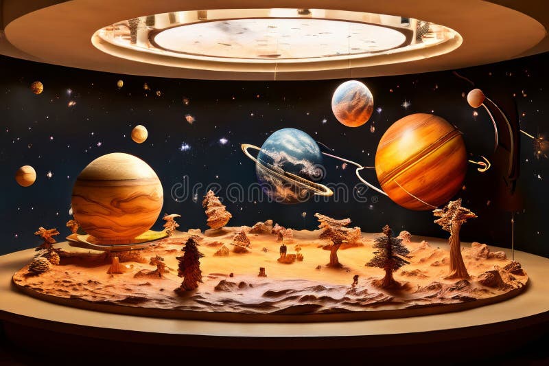 Scale Solar System Rooms