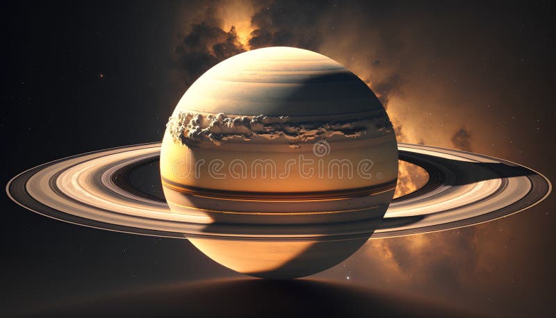Solar System - Saturn. this is a Computer Generated and 3d Rendered ...