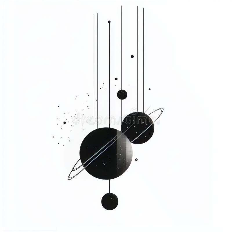 Solar System Silhouette Stock Illustrations – 5,920 Solar System ...