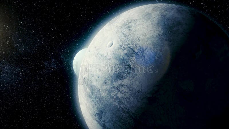 Solar System - Space Satellite Ariel. it is the Eighth and Farthest ...