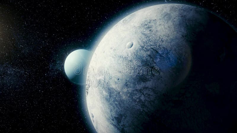 Solar System - Space Satellite Ariel. it is the Eighth and Farthest ...