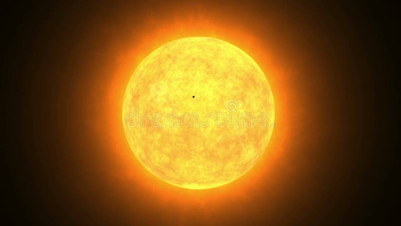 Solar System, the Sun with Mercury Transit Stock Footage - Video of ...