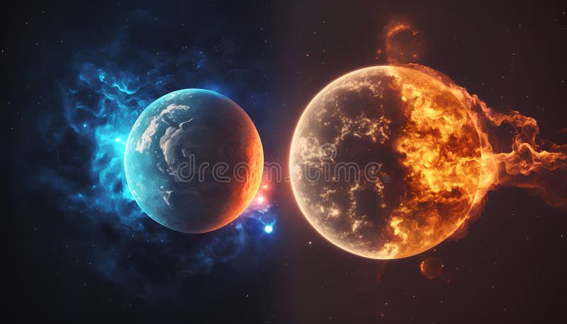 Solar System. Sun and Planet. Solar System Stock Illustration ...