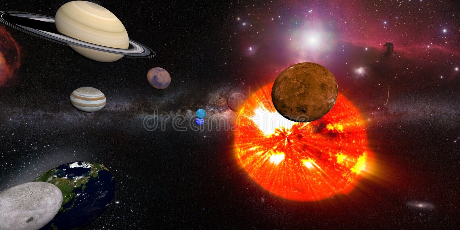 Apocalypse - Earth End of Time Stock Illustration - Illustration of ...