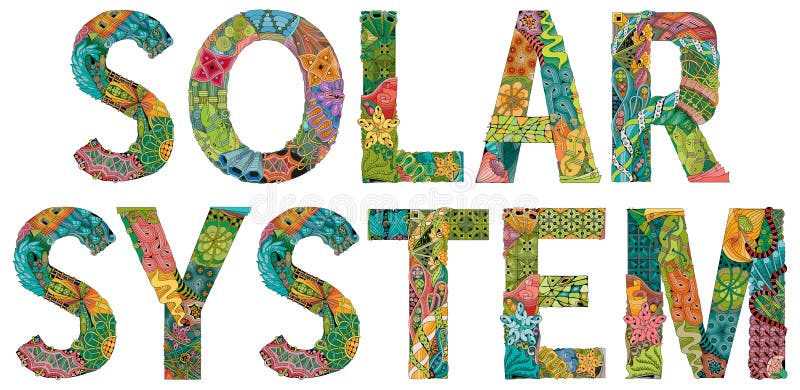 The Solar System Font