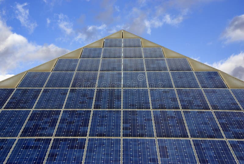 Solar Energy Pyramid stock image. Image of energy, collector - 3064183