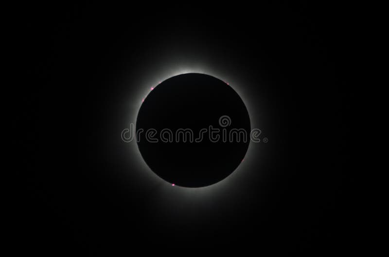 Solar Total Eclipse 2024 from Plattsburgh NY Stock Photo - Image of ...