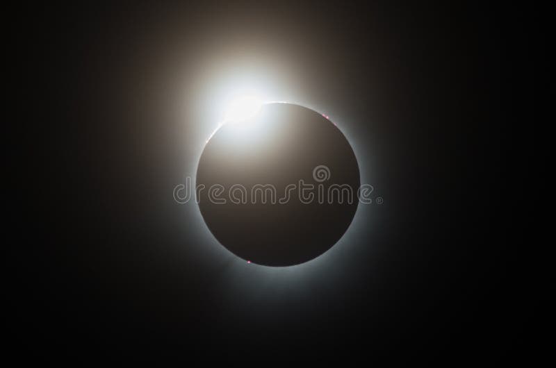 Solar Total Eclipse 2024 from Plattsburgh NY Stock Photo - Image of ...
