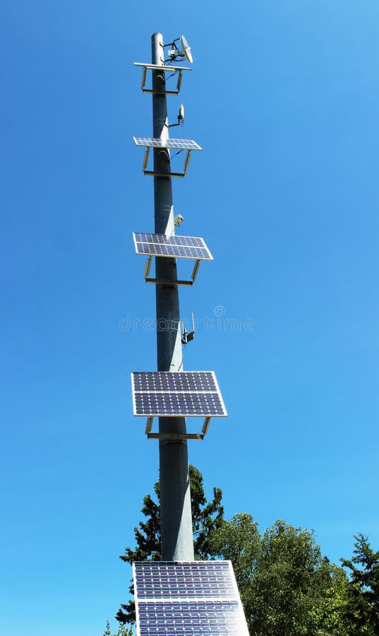 Solar Tower stock photo. Image of summer, nature, tower - 42255200