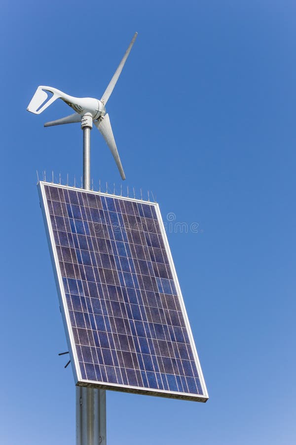Solar and wind energy stock photo. Image of climate, electric - 30582648