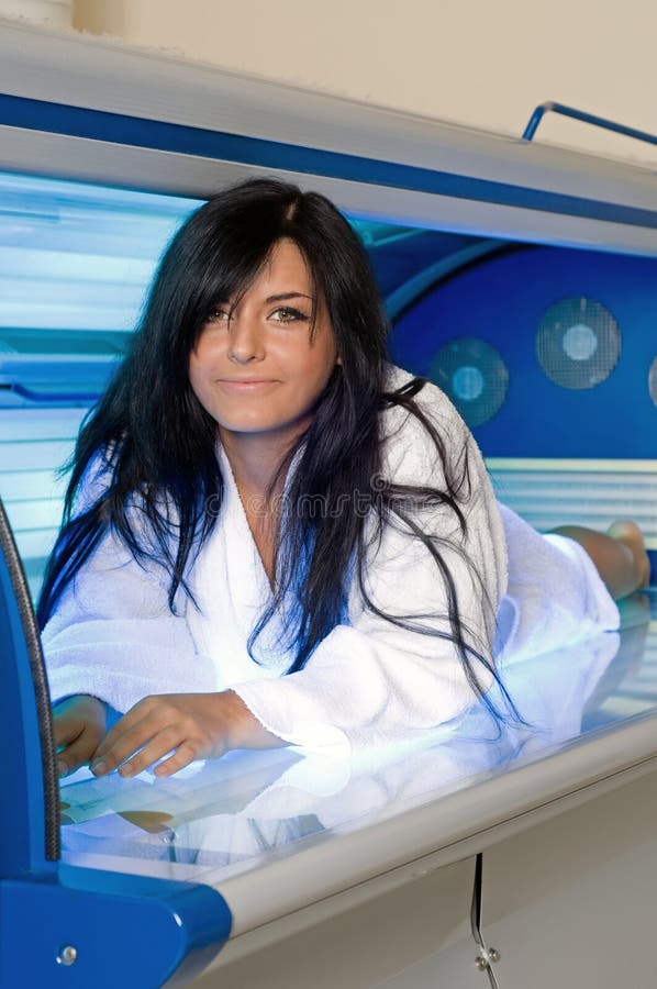 Solarium stock photo. Image of protection, relax, skin - 16529350