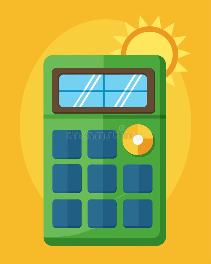 Solarpowered Calculators Stock Illustrations – 5 Solarpowered ...